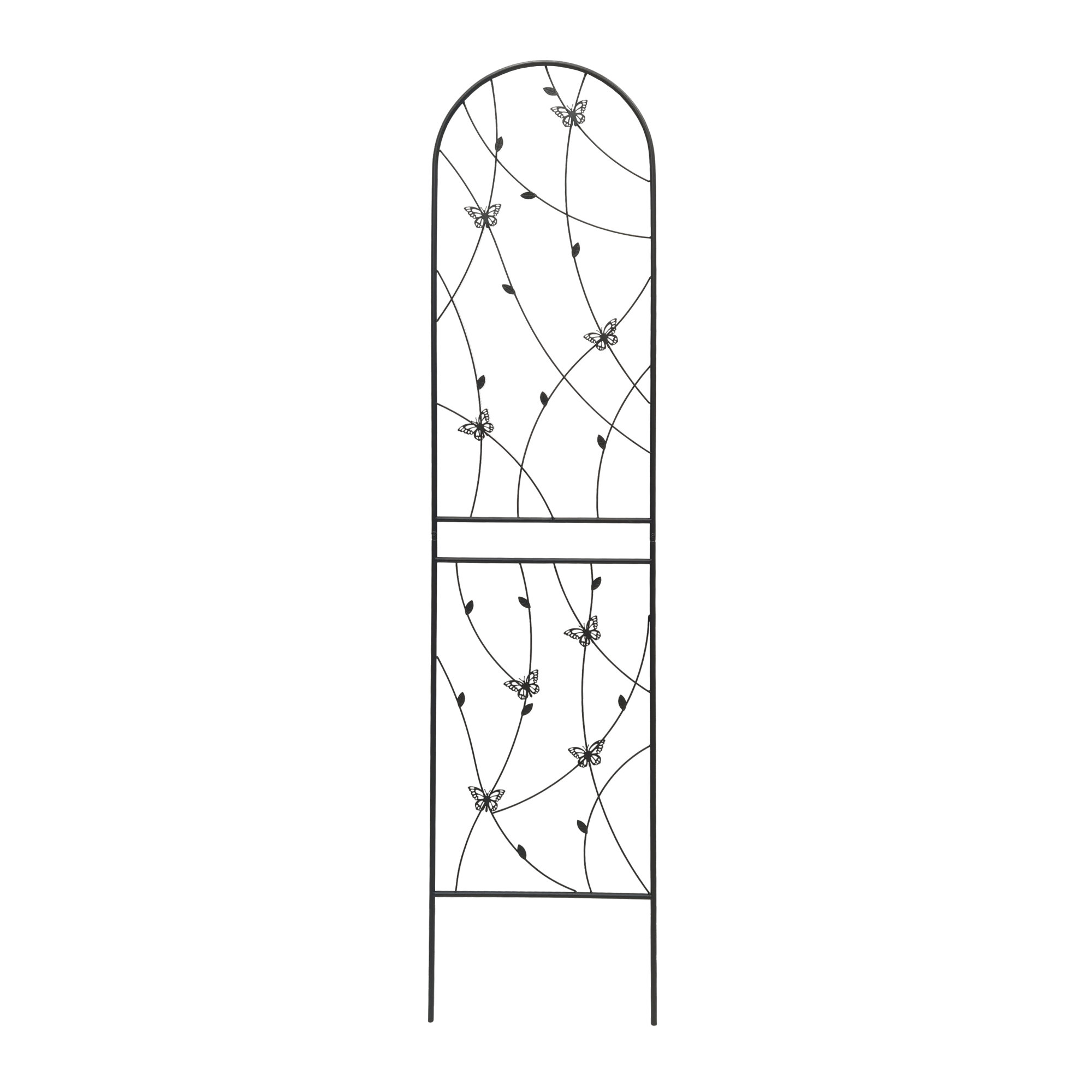 Rosalind Wheeler High-strength Iron Outdoor Trellis Elegant Butterfly ...