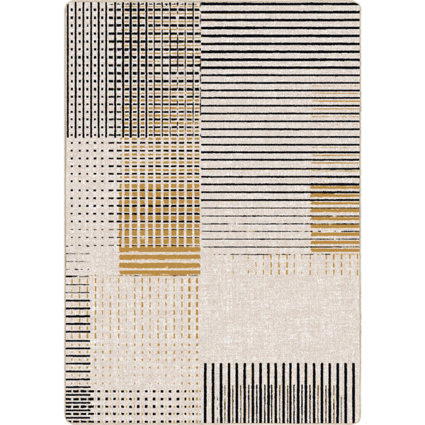 Milliken Residency Gridlox Accent Linear Area Rug & Reviews | Wayfair
