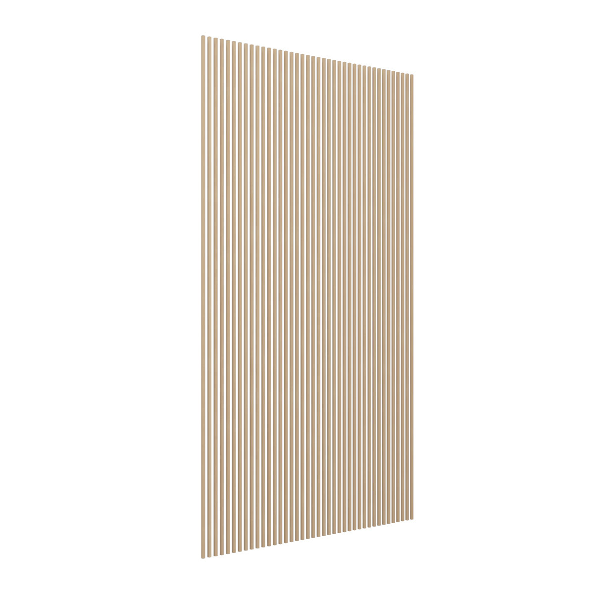 Ekena Millwork Heritage Traditional Stain Grade Slat Wall Kit w/ 1/2"W ...