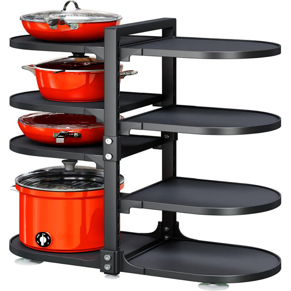 Prep & Savour Metal Rectangle Countertop / Cabinet Pot Rack - Wayfair ...