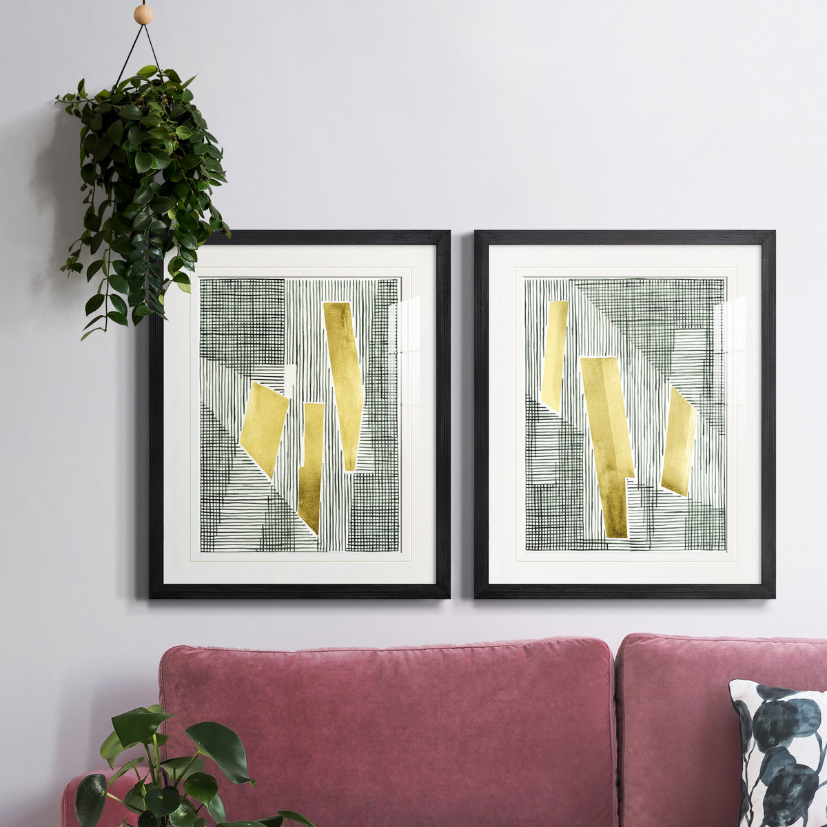 Everly Quinn Shadow Screen I Premium Framed Print - Ready To Hang | Wayfair