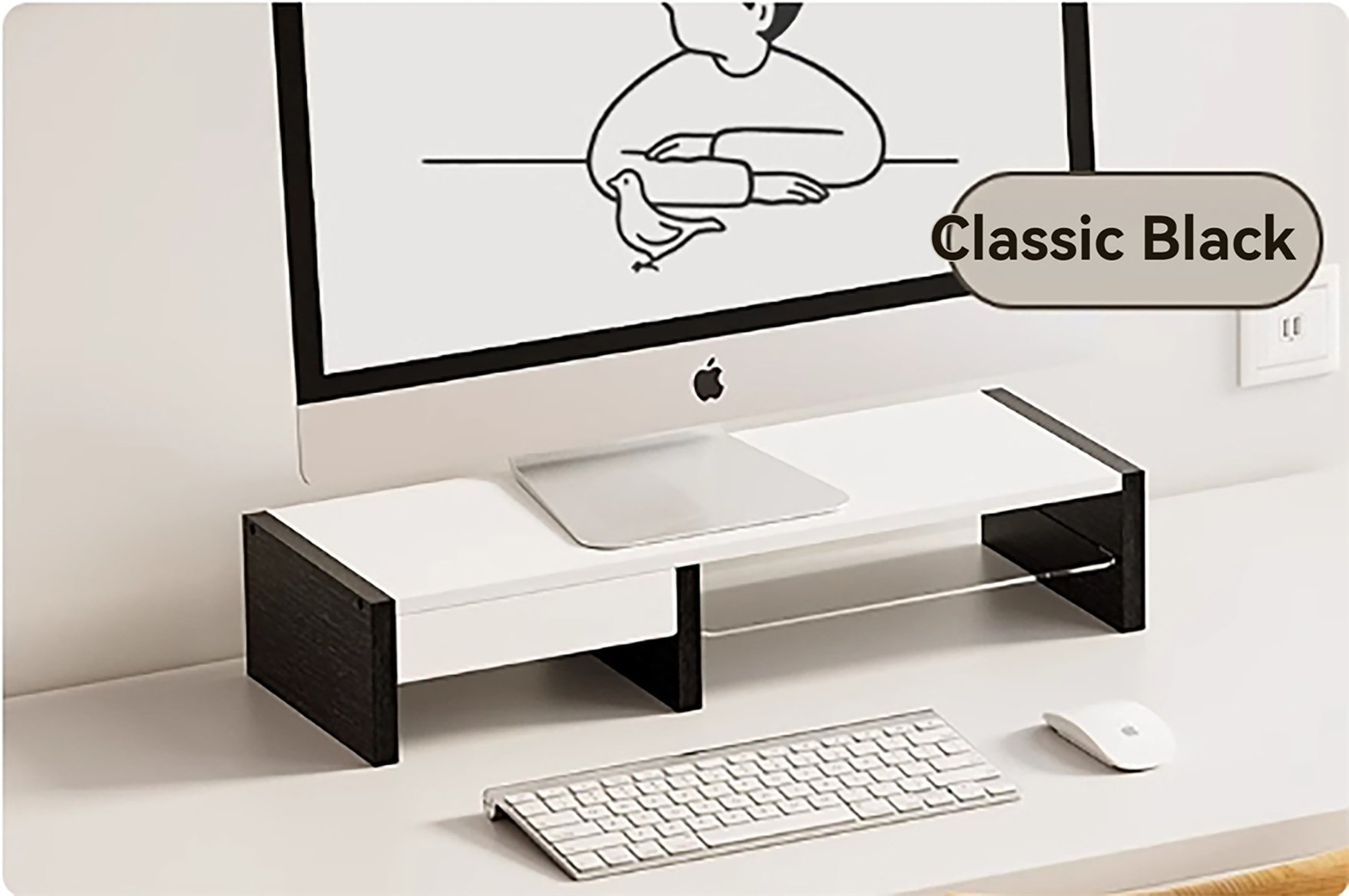 Hokku Designs Comfortedge Desktop Computer Monitor Riser | Wayfair