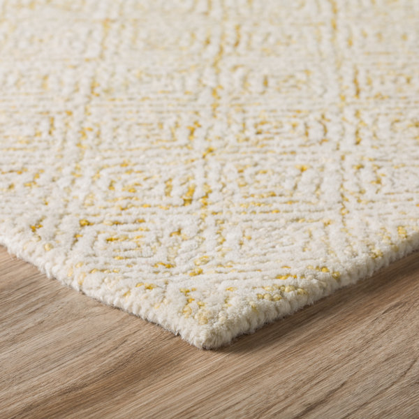 Sand & Stable Kristin Handmade Wool Ivory Rug & Reviews | Wayfair