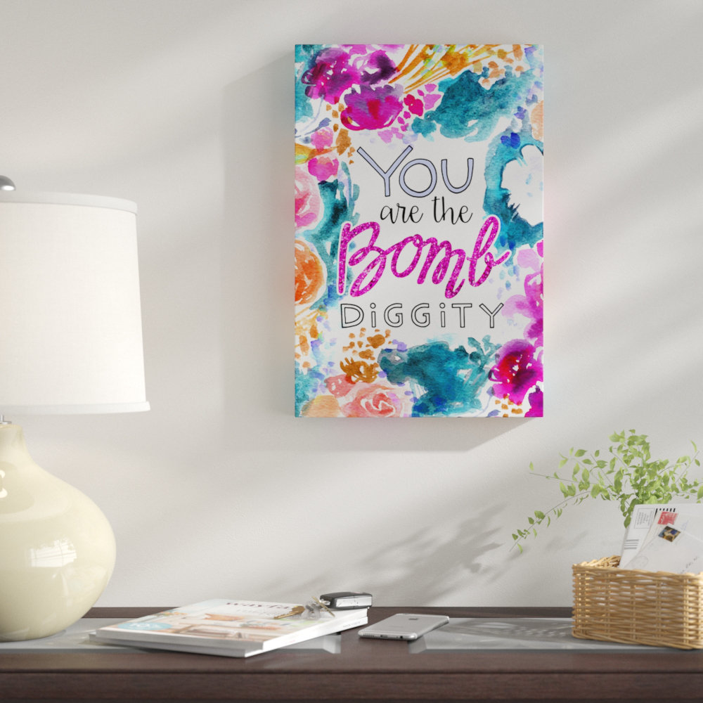 East Urban Home 'Bomb Diggity' Painting on Wrapped Canvas - Wayfair Canada
