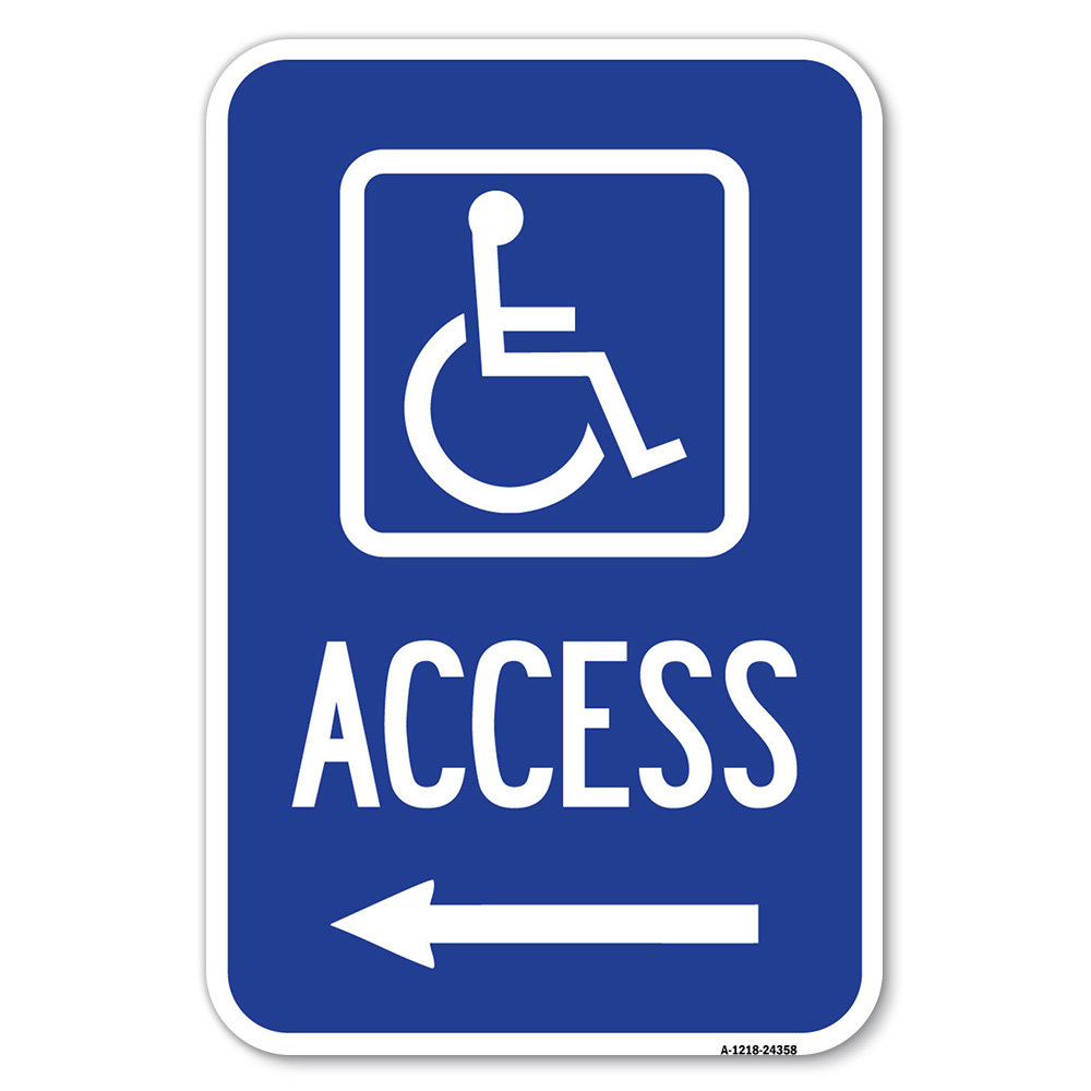 SignMission Access (With Updated Isa Symbol And Left Arrow)/24358 | Wayfair