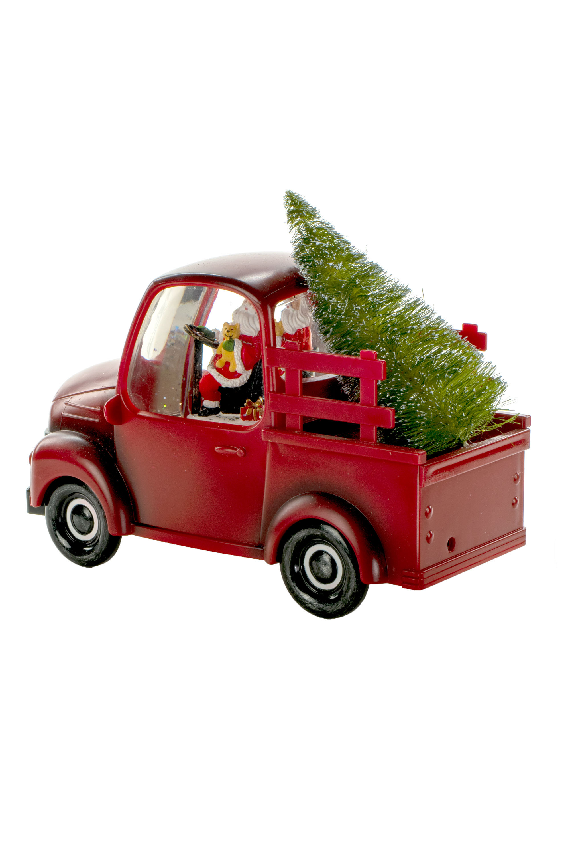 JJ's Holiday Gifts Ltd. LED Christmas Pick Up Truck Snow Globe ...