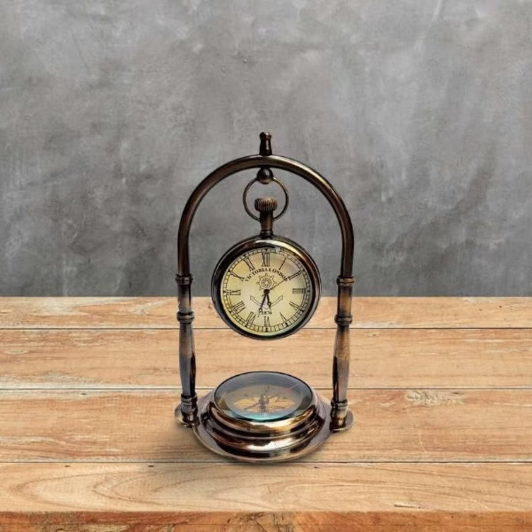Williston Forge Personalised Nautical Ship Table Clock, Desk Clock ...