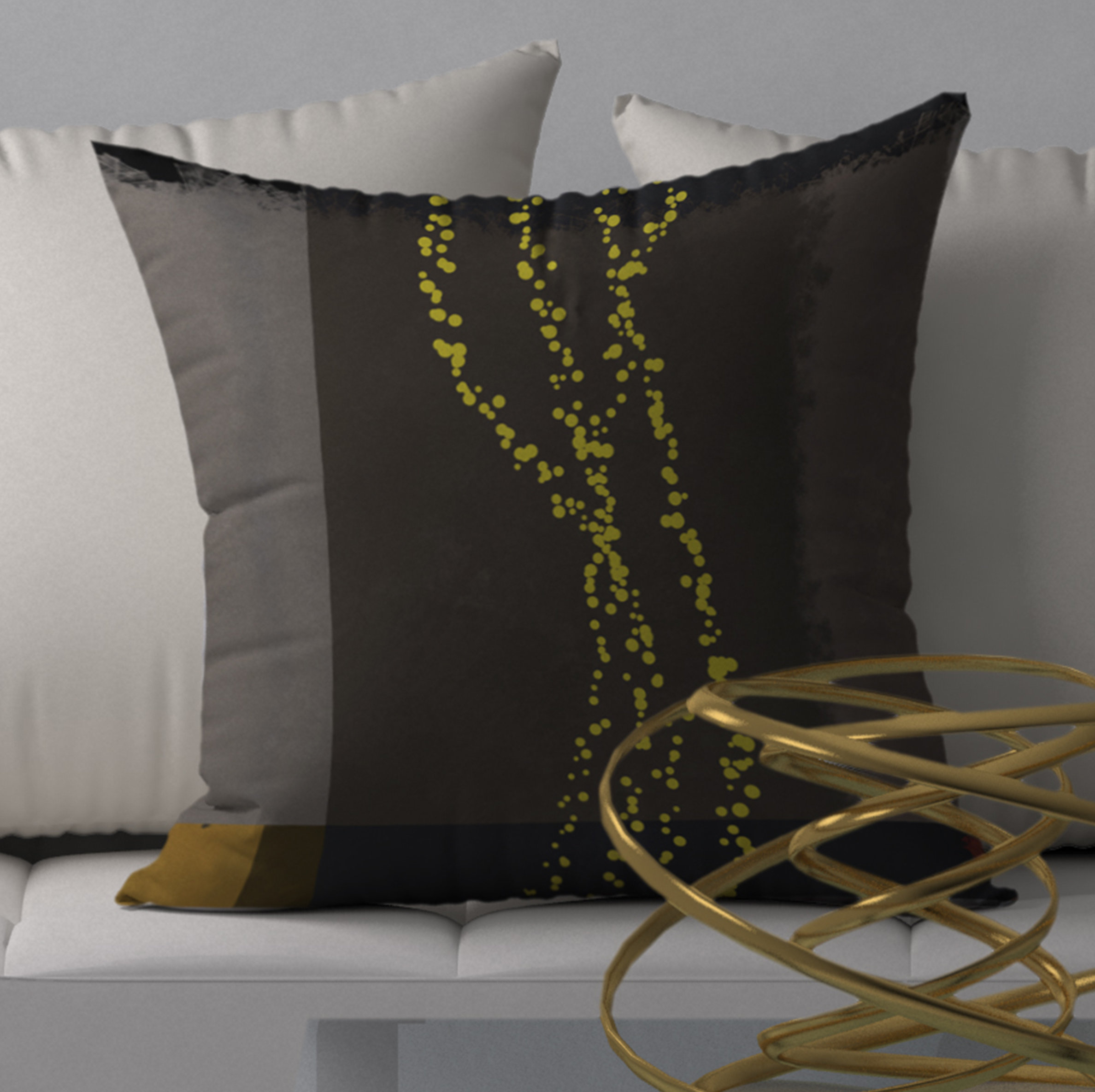 LeRoi Products Power Tingle Decorative Square Pillow Cover & Insert ...