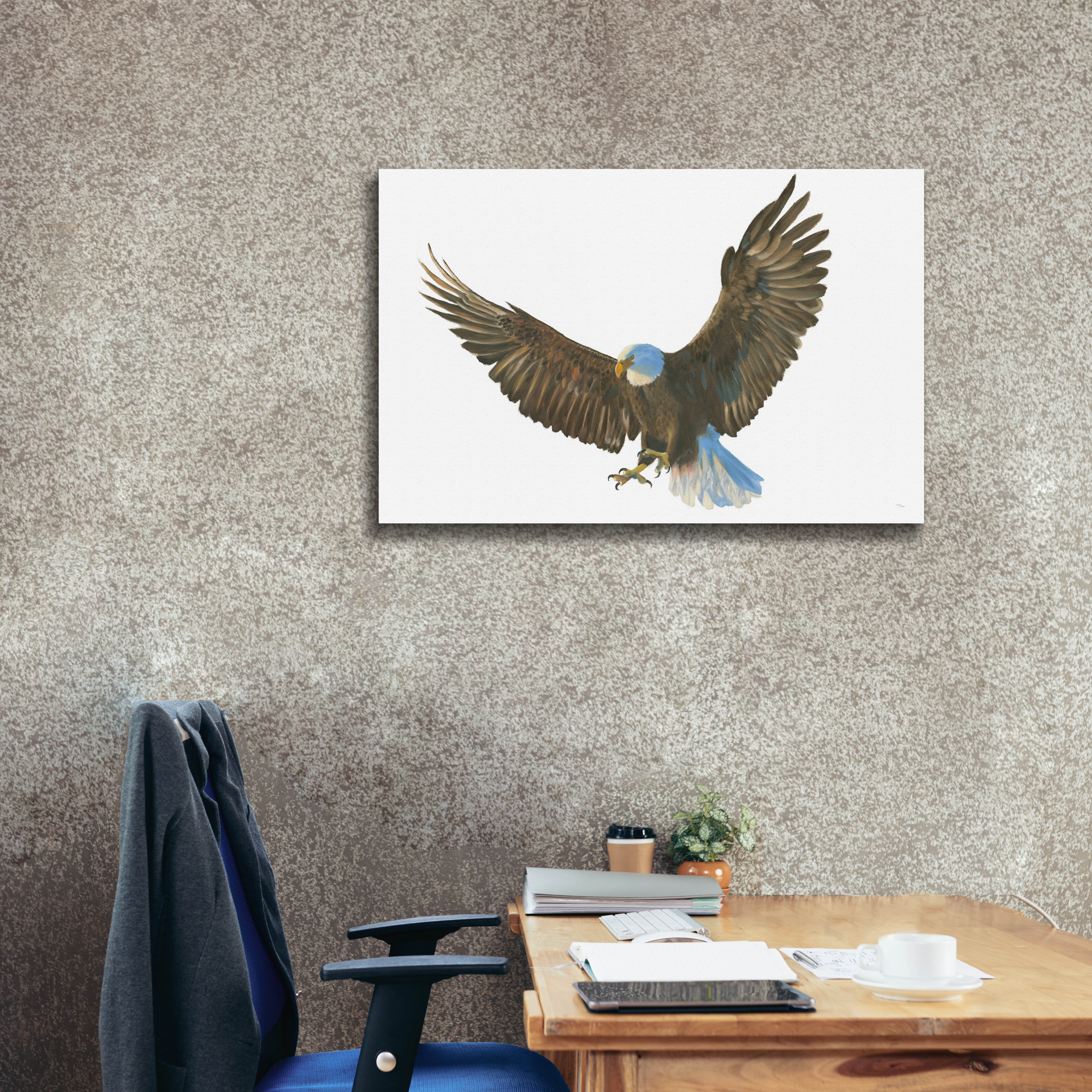Epic Graffiti 'Eagle Landing' by Wellington Studio Canvas Wall Art ...