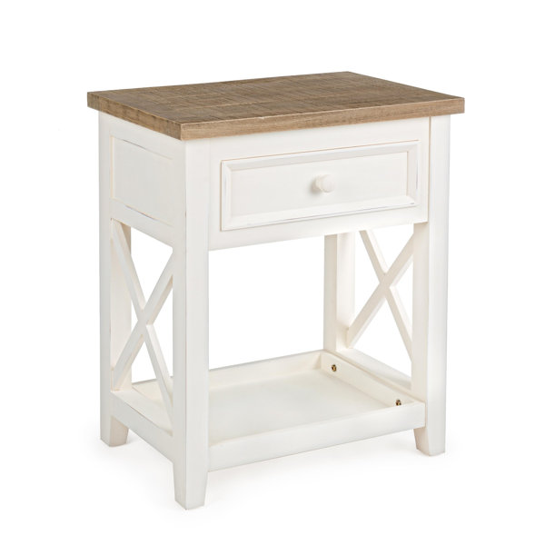 August Grove Sato Wood Bedside Table | Wayfair.co.uk