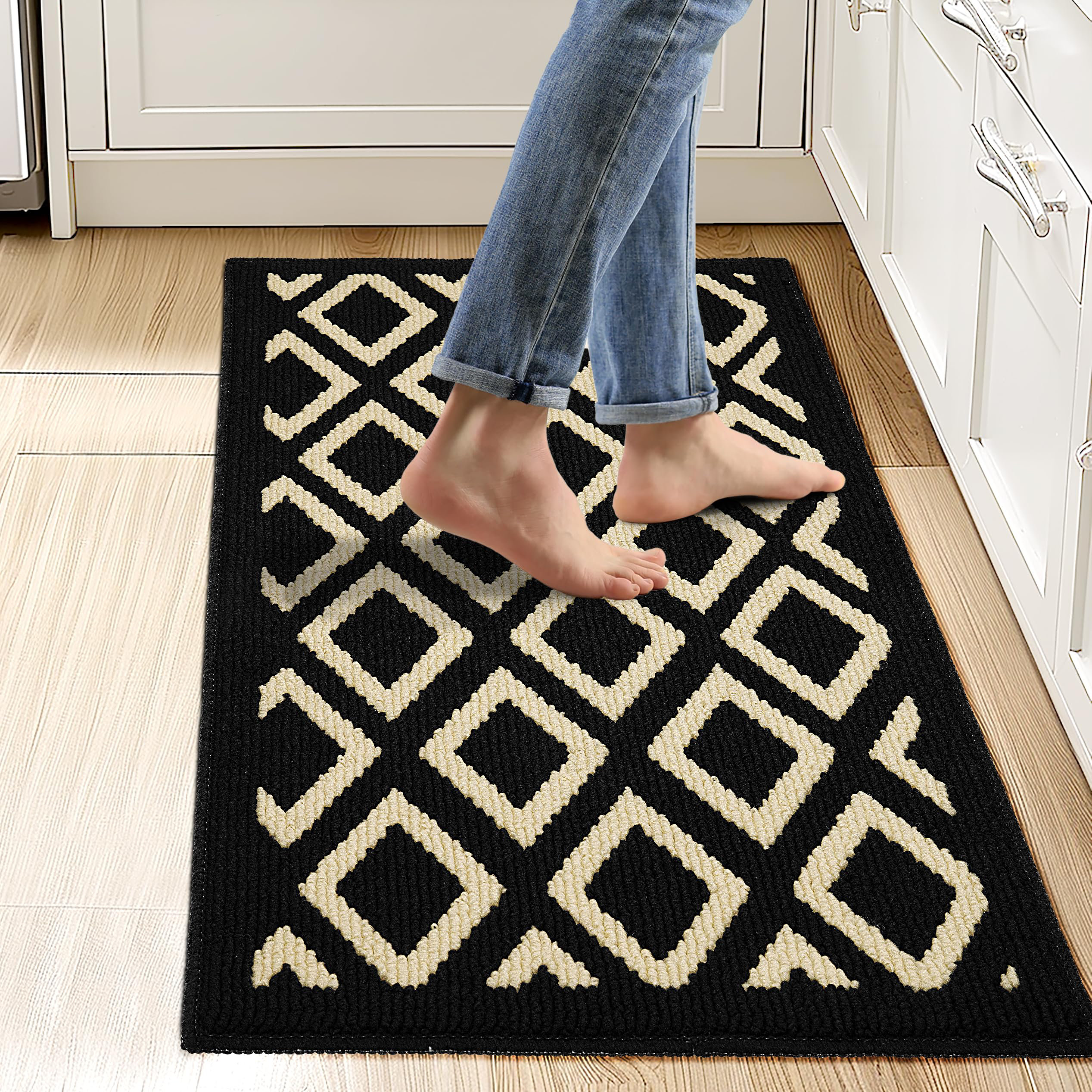 Dakota Fields Non Slip Resist Dirt Machine Washable Kitchen Runner Rug ...