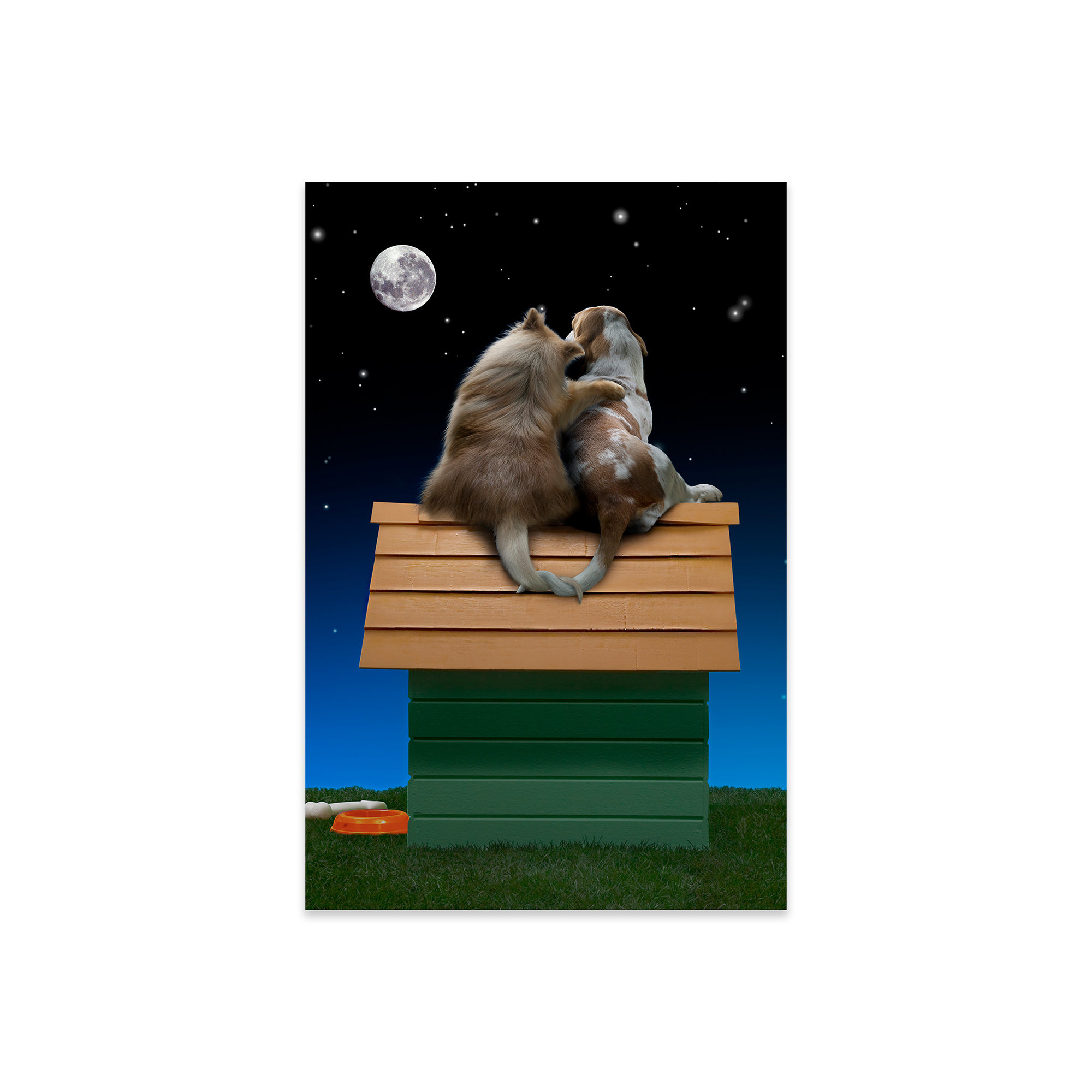 Trinx Puppy Love Moon by Lund Roeser | Wayfair