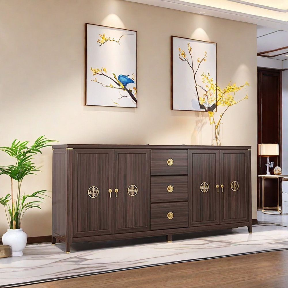 Ruthber Solutions New Chinese Style Solid Wood Sideboard | Wayfair