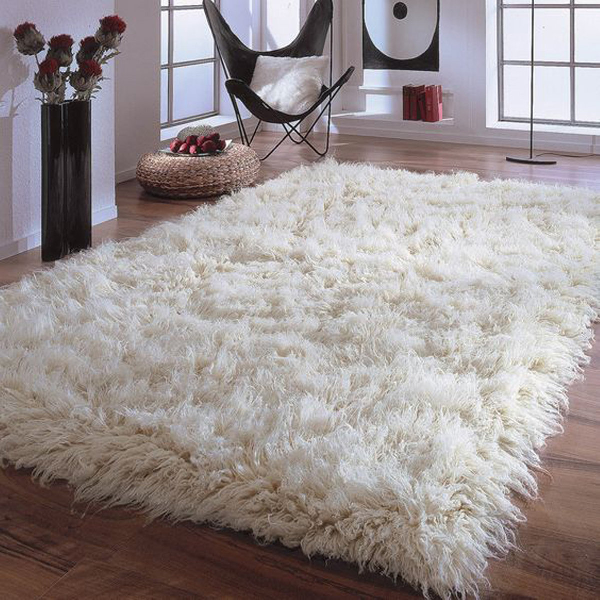 Mercer41 Ultra-plush Greek Flokati rugs. Thick 4" shag pile. Cugina ...