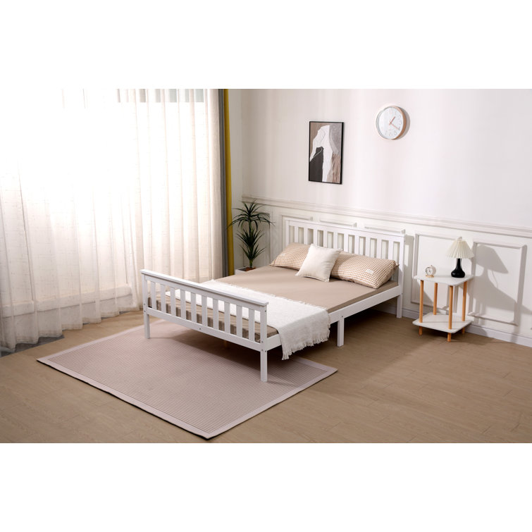 Marlow Home Co. Aceon UK Double - 4ft6" - 135 x 190 cm Bed Frame ...