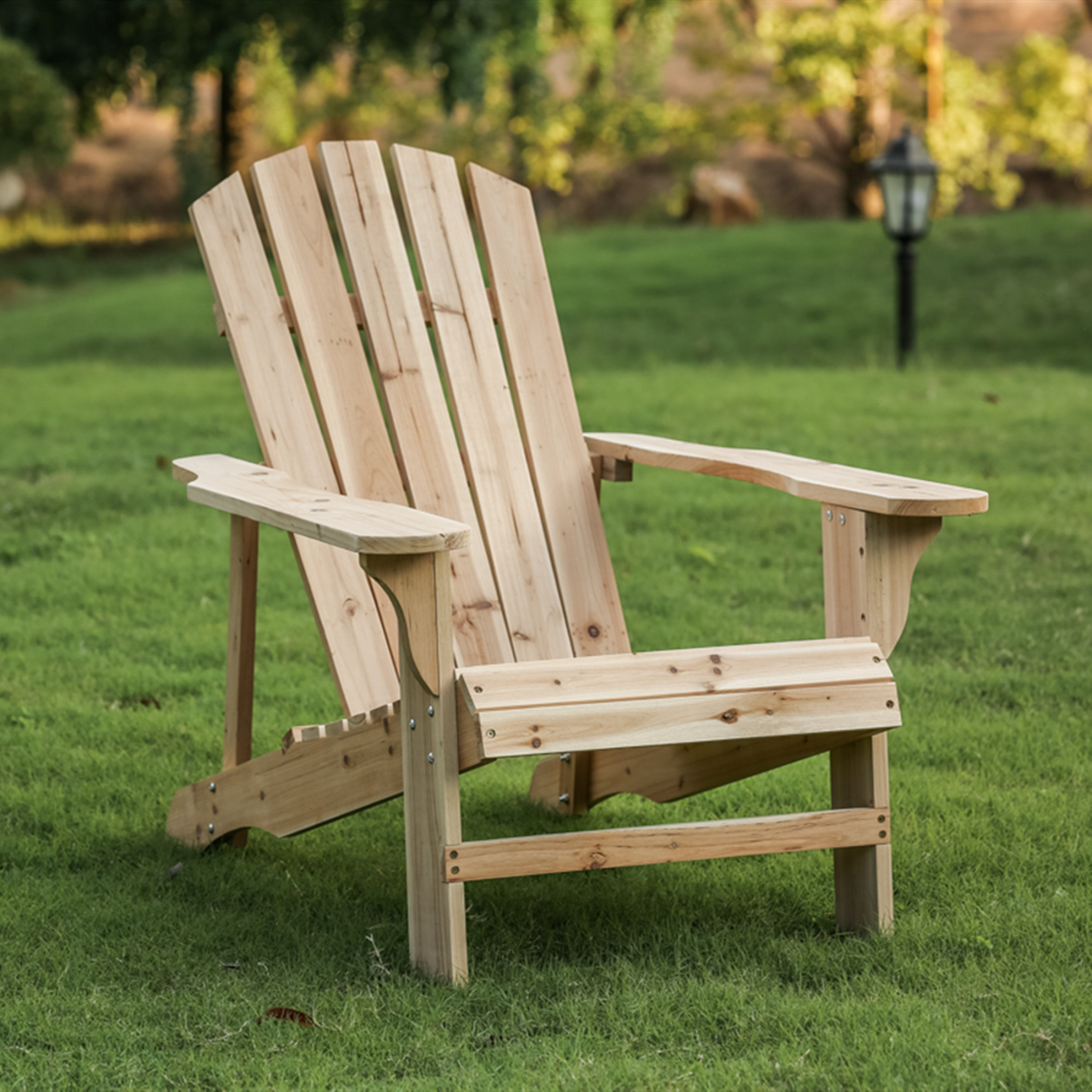 Charlton Home Chaise Adirondack en bois massif Falls et Commentaires ...