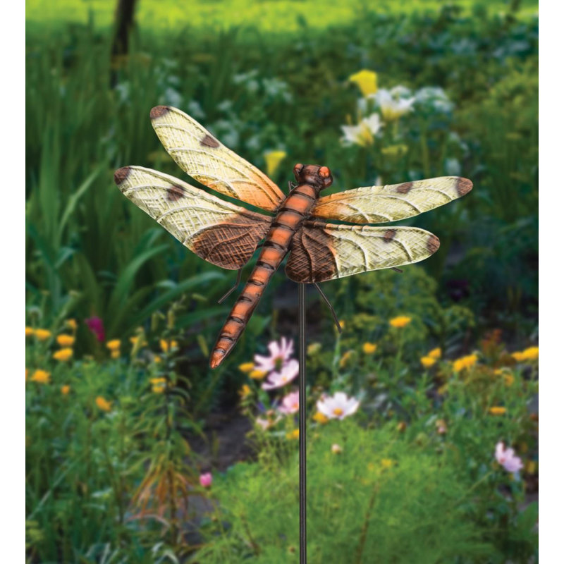 Regal Art & Gift Dragonfly Stake - Calico & Reviews | Wayfair