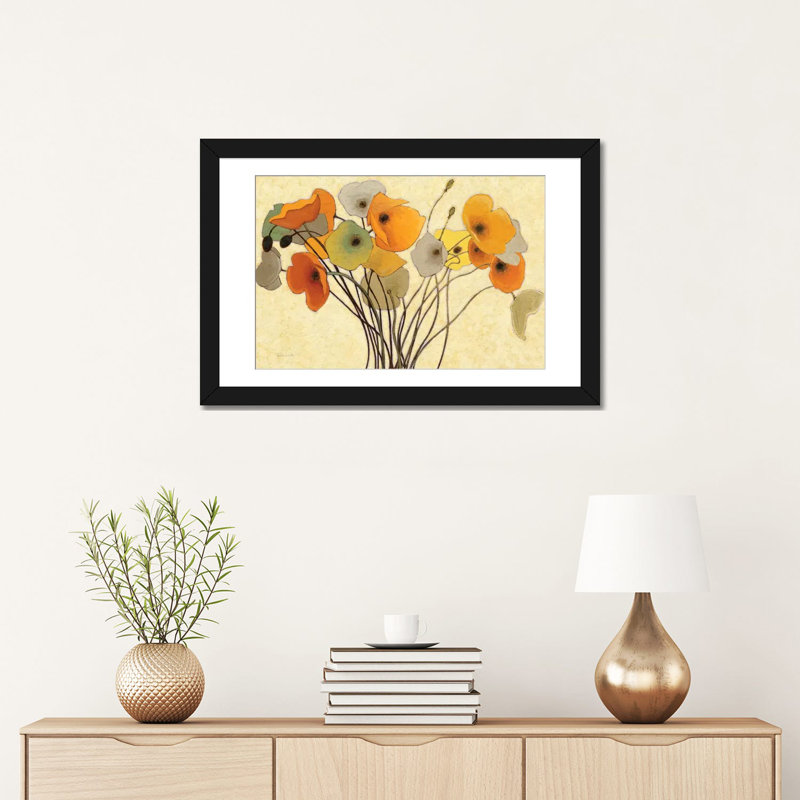 Alcott Hill® Pumpkin Poppies I On Canvas by Shirley Novak Gallery ...