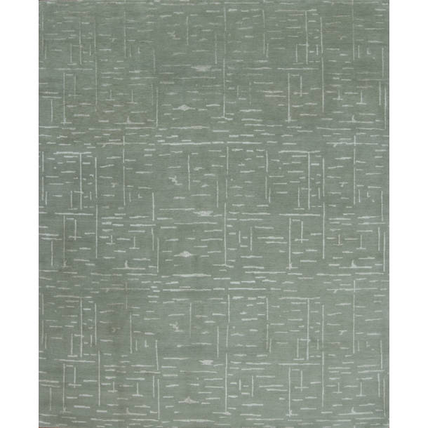 Samad Rugs Modern Tibet Handmade Hand-Knotted Gray Rug | Wayfair
