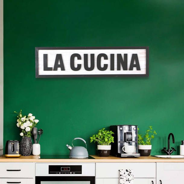 Red Barrel Studio® " Vintage Italian Cucina Sign " by Gregory Gorham ...