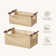 Dakota Fields Paper Rope Basket with Wooden Handles & Reviews | Wayfair