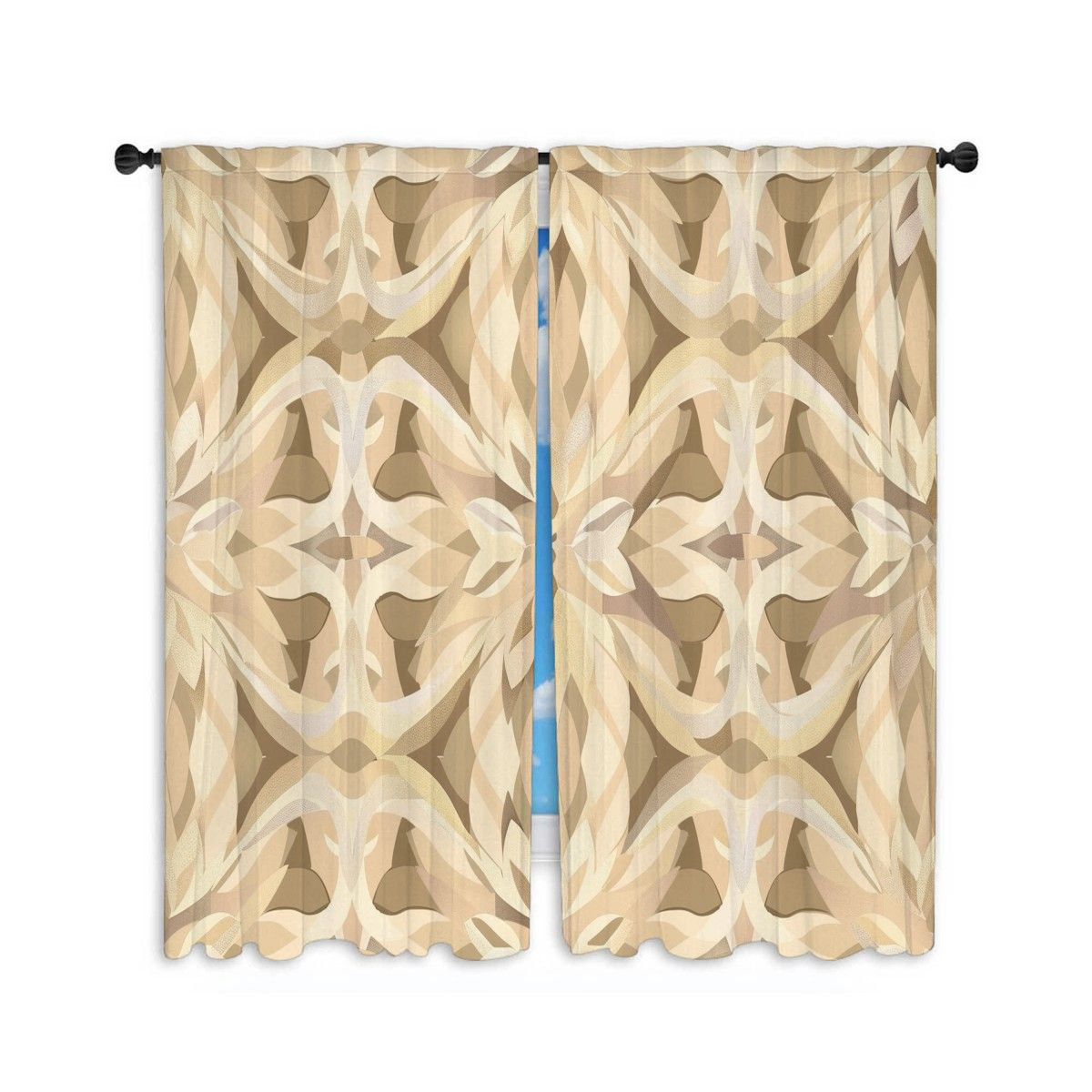 Wildon Home® Devra Polyester Sheer Curtain Pair | Wayfair