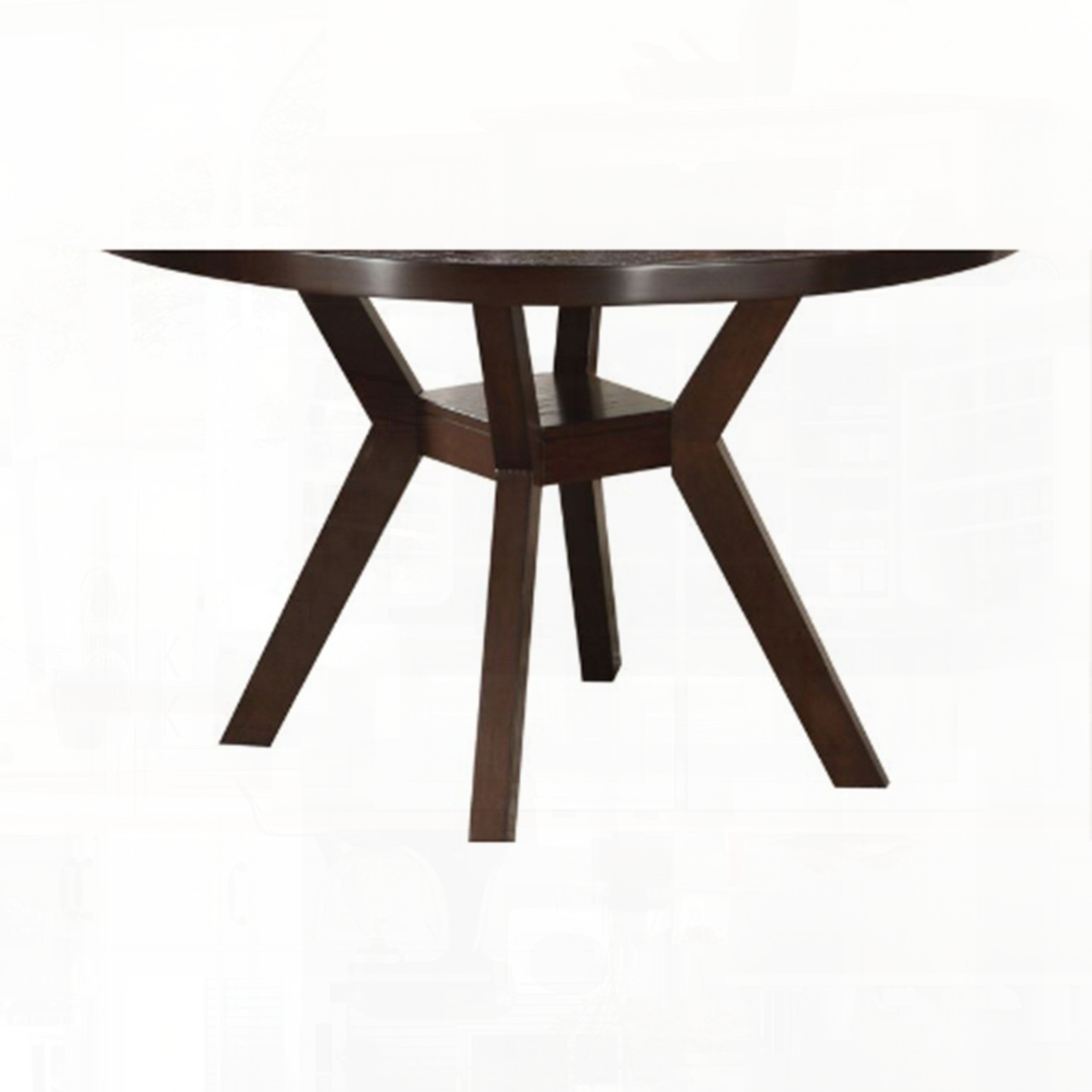 Latitude Run® Dining Table with Rubberwood Base for Strength and Sturdy ...