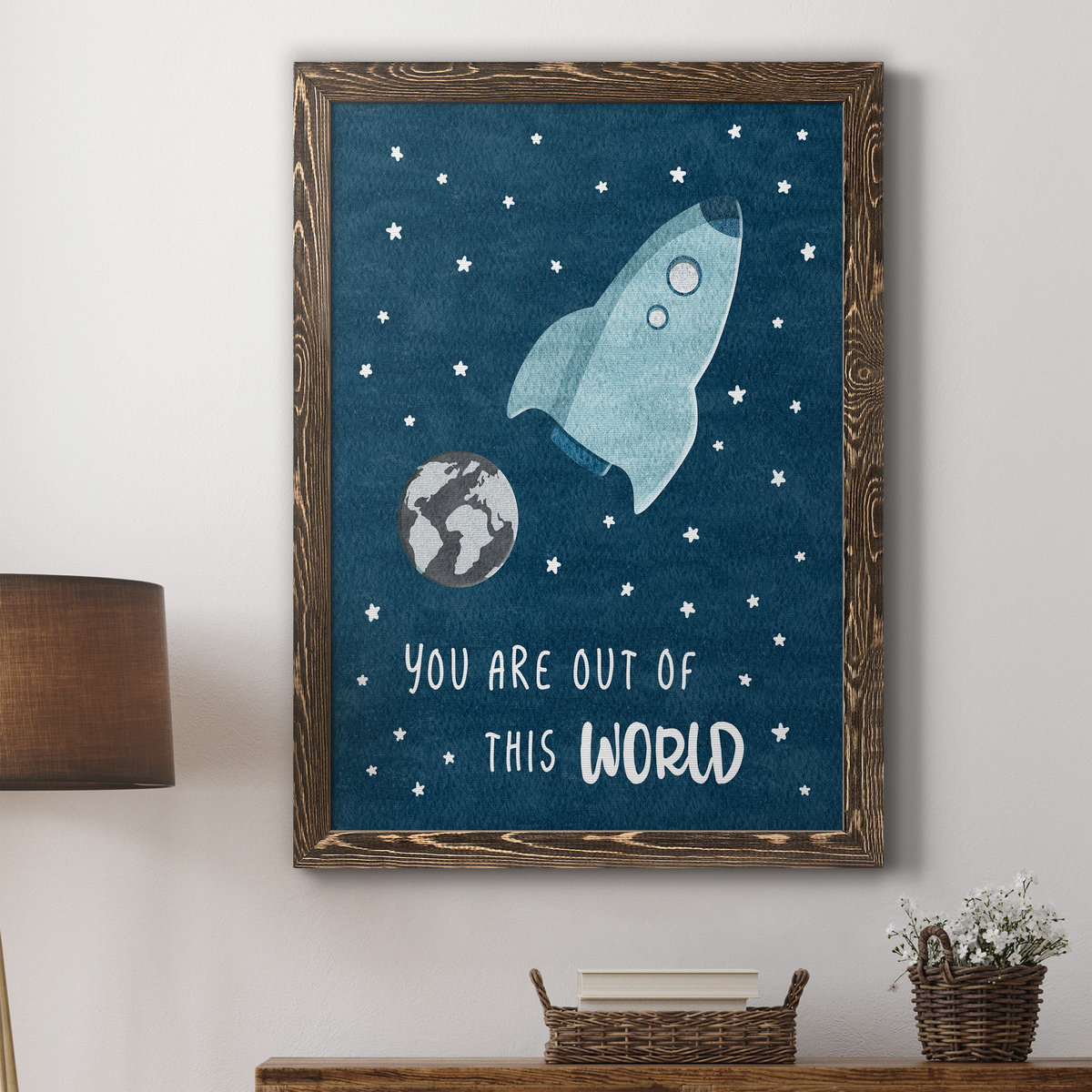 Wexford Home Out Of This World - Picture Frame Print on Canvas ...