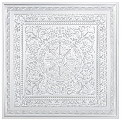 FromPlainToBeautifulInHours Da Vinci 24'' L x 24'' W Coffered PVC Drop ...