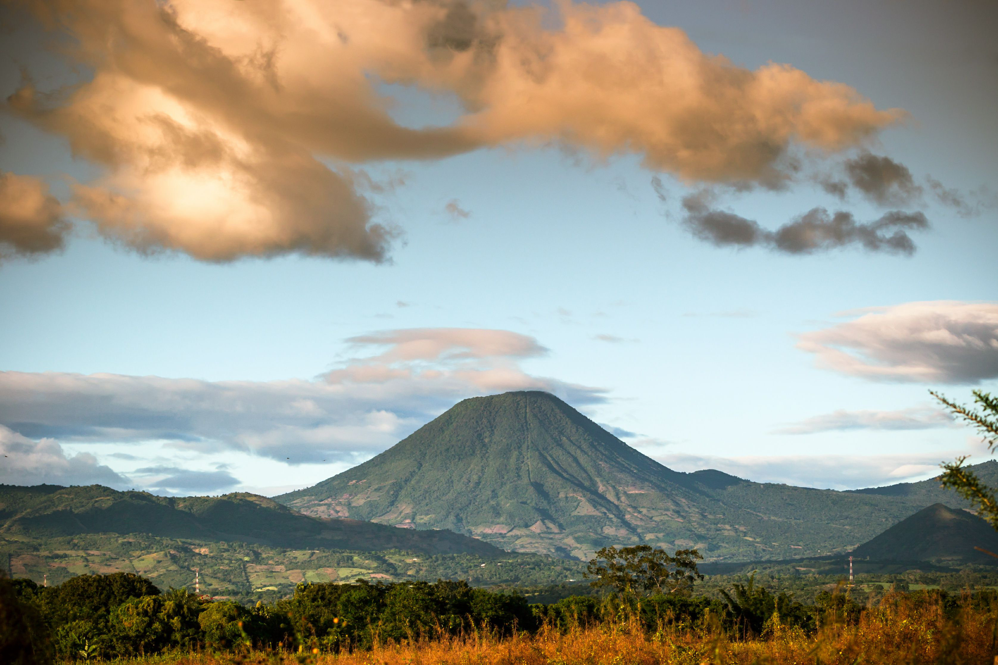 Millwood Pines Chingo Volcano in Guatemala - Wrapped Canvas Photograph ...