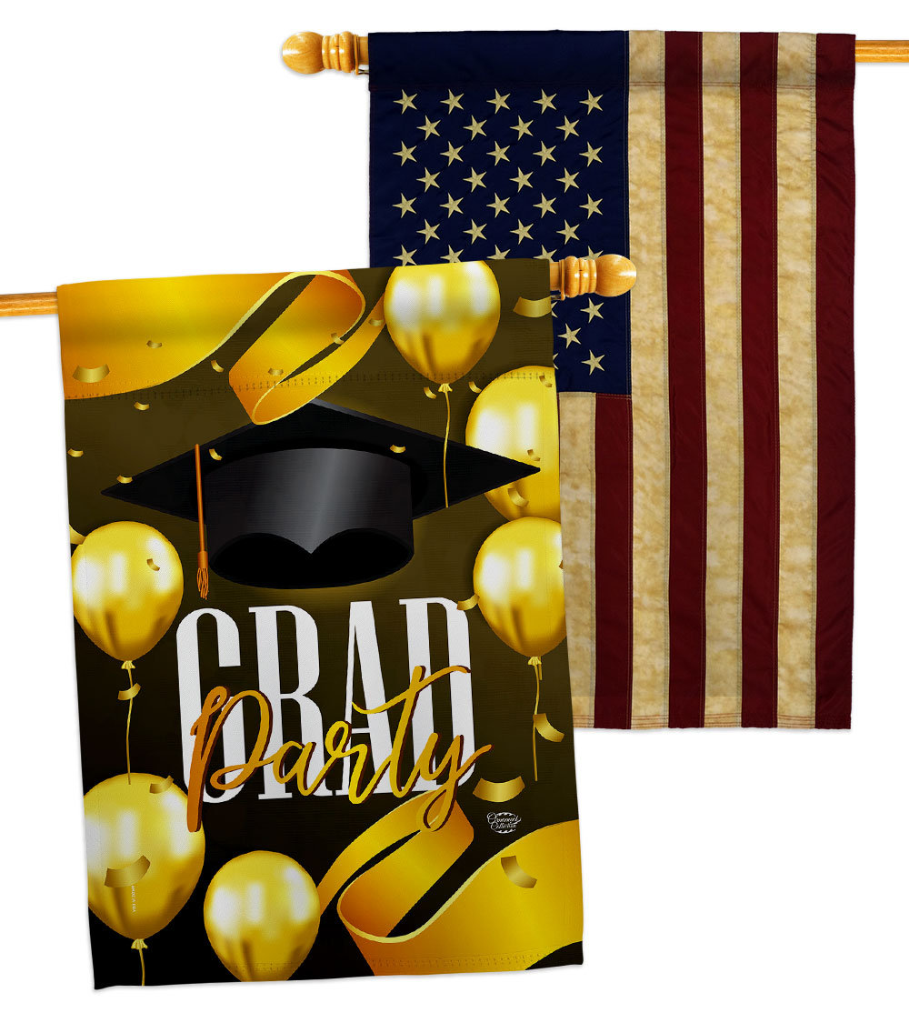 Ornament Collection Grad Party House Flags Pack Graduation Education ...