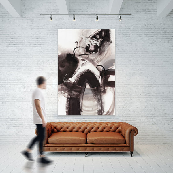 Wrought Studio " Ink Arch " by Bianka Guna Painting Print on Canvas ...