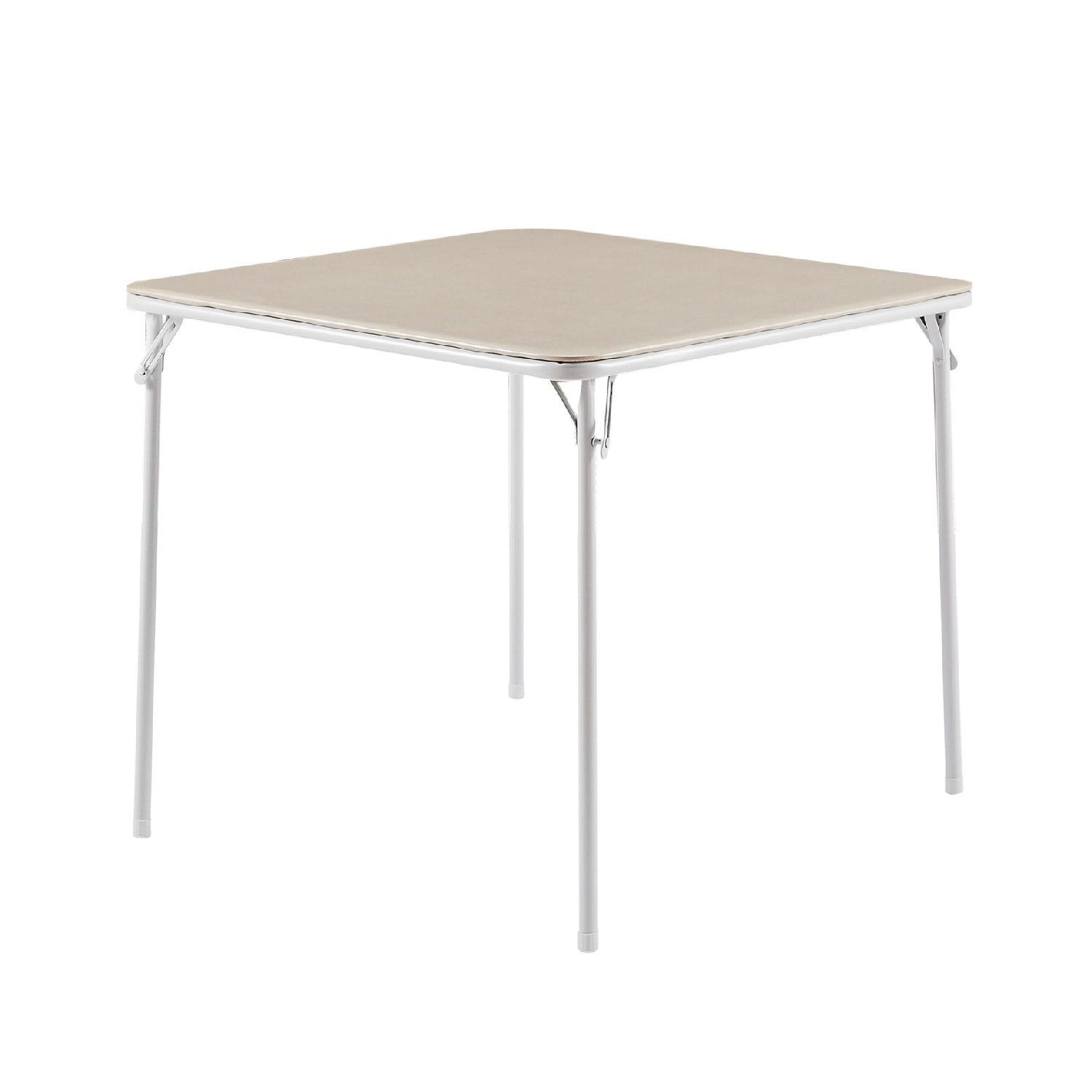 JETEHO Folding Card Table Square Portable With Padded Tabletop ...