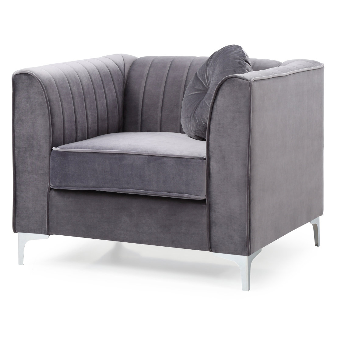 Latitude Run® Contemporary Sloped Arm Chair | Wayfair