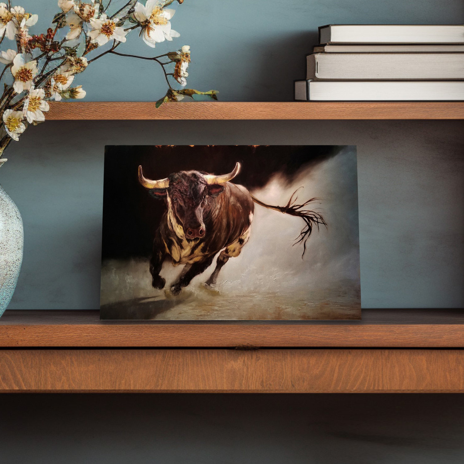 Millwood Pines El Toro 2 - Animals Cows Art | Wayfair