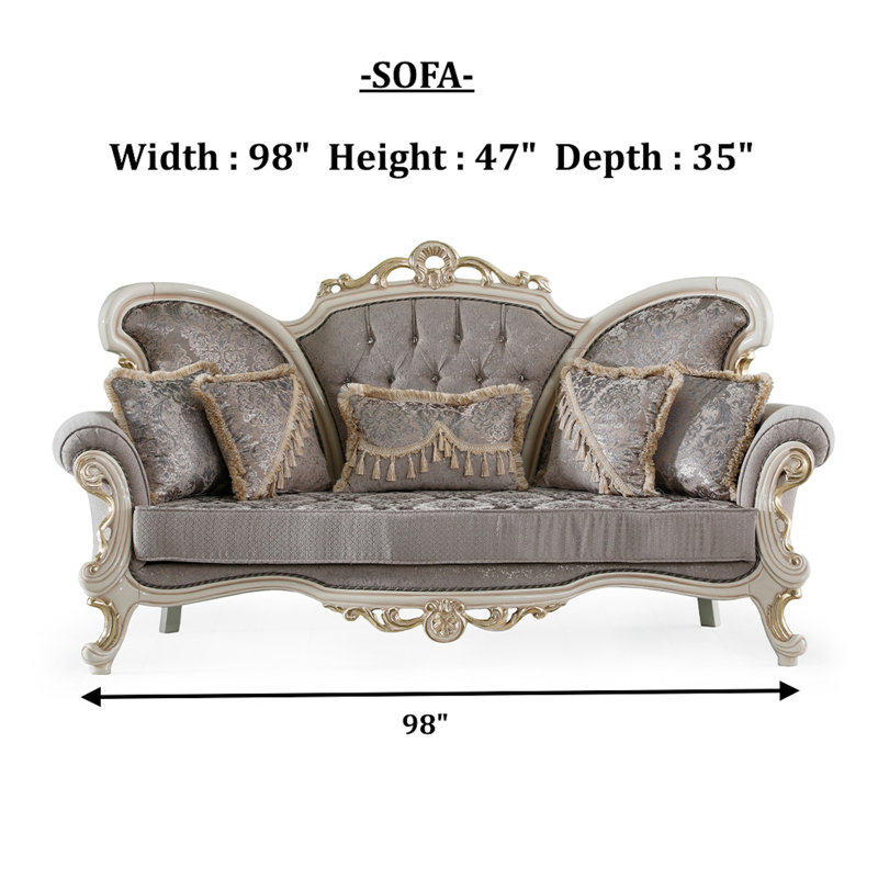 Arthooc Gankee 5 - Piece Velvet Living Room Set | Wayfair