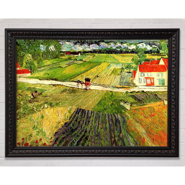 Bright Star Landscape With Carriage And Train In The Background by ...