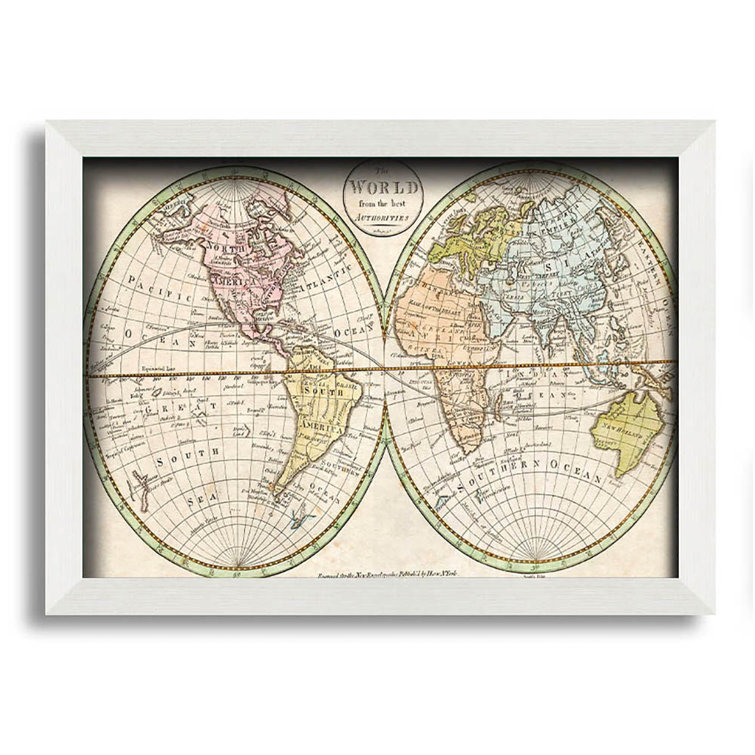 Williston Forge Map Of The World Pre American Map - Single Picture ...