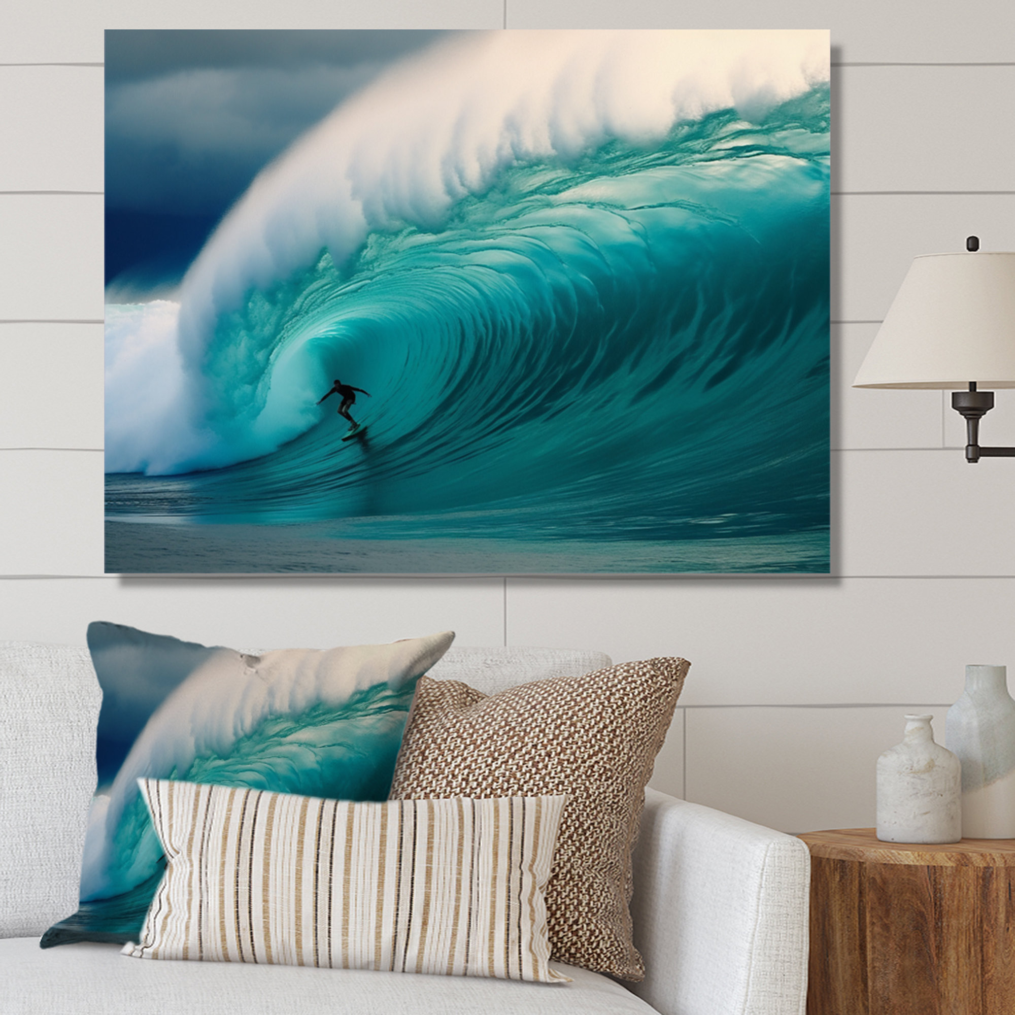 Dovecove Hawaiian Waves Surf Dream I Framed On Canvas Print | Wayfair