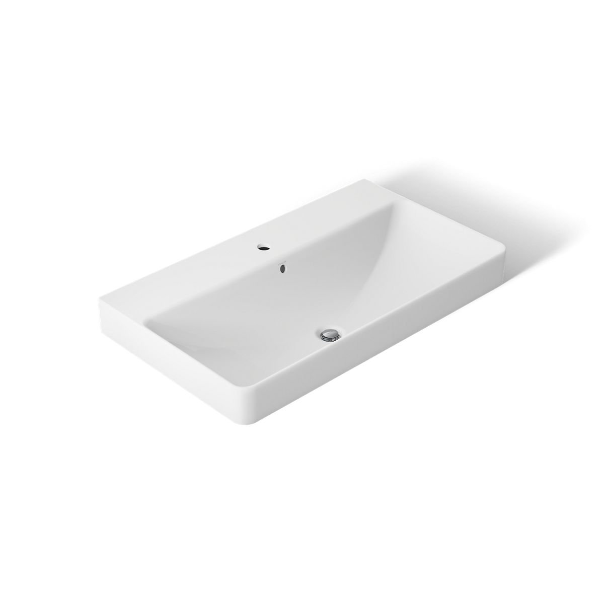 Kohler Vox Rectangle Vessel Bathroom Sink with Single Faucet Hole ...