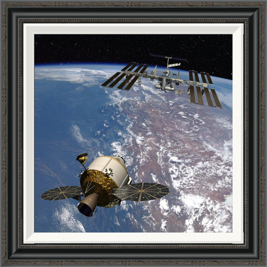 Global Gallery Orion Docking at the International Space Station ...