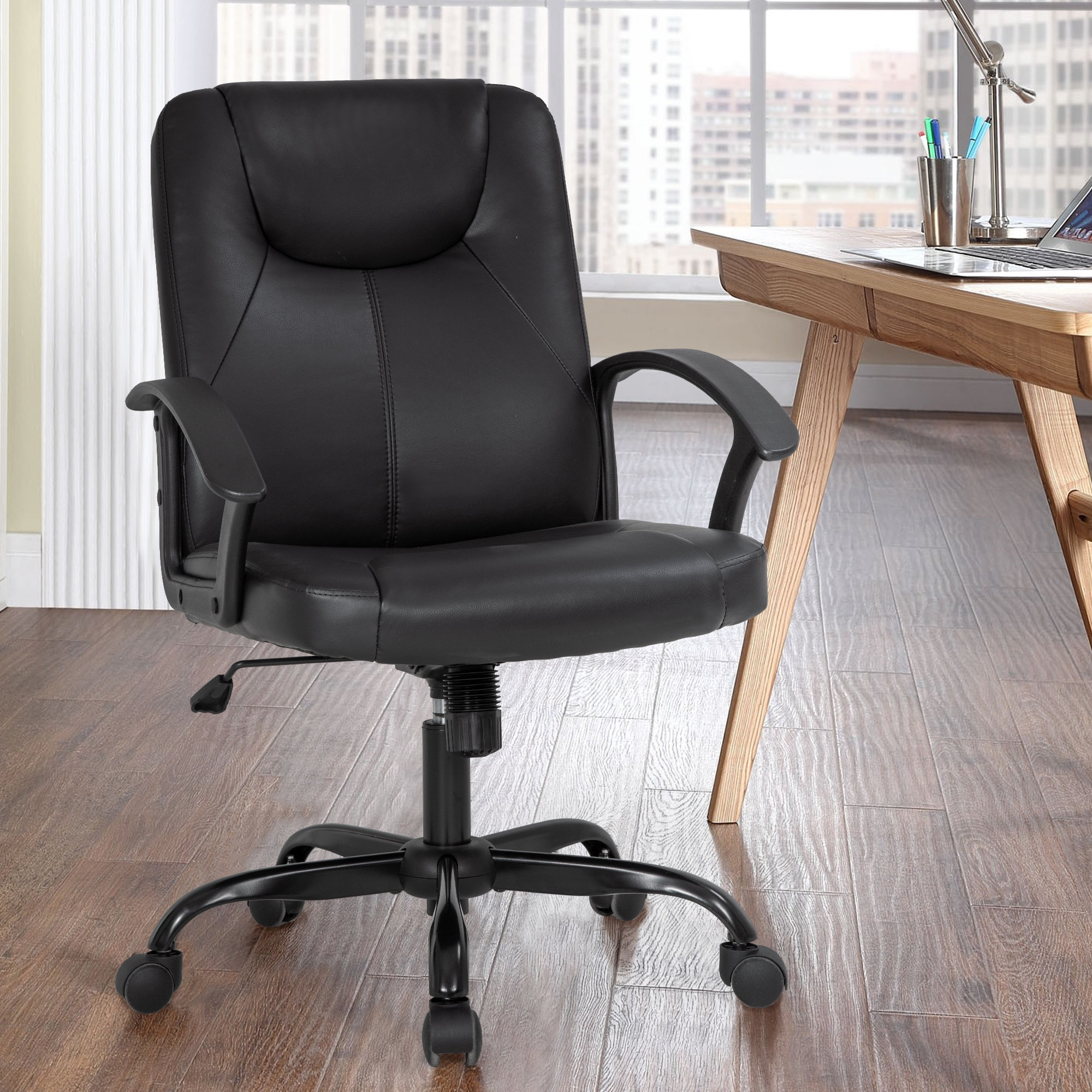 Inbox Zero Office Chair Desk Chair Computer Chair With Lumbar Support ...