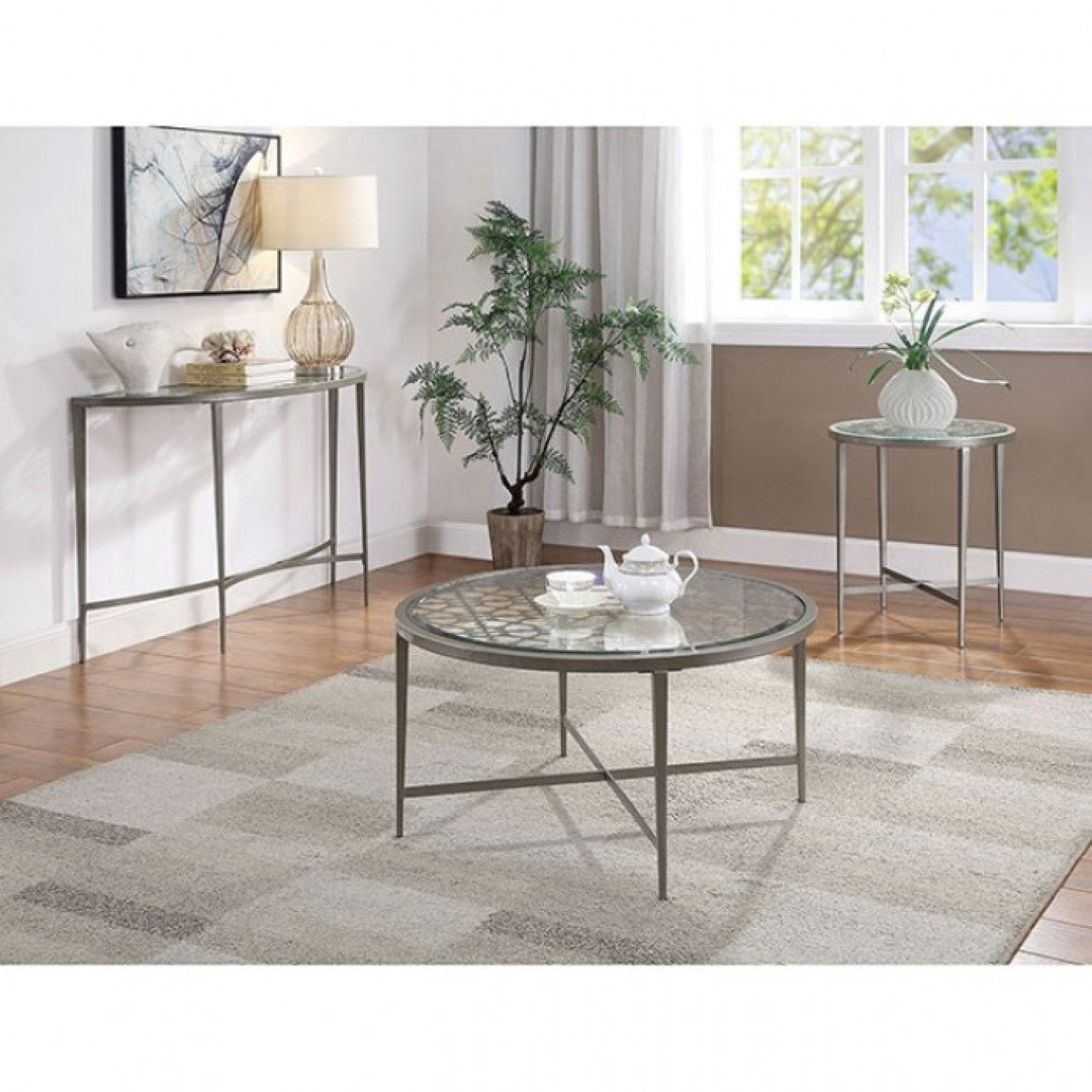 Latitude Run® Glass Top End Table - Wayfair Canada