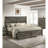 Rosalind Wheeler Rustic Gray Queen Size Bed: Unique Design Headboard ...