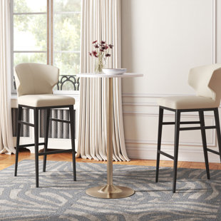 Bar (41" - 43") Round Kitchen & Dining Tables You'll Love | Wayfair