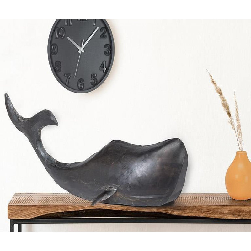 Ebern Designs Bold Number Wall Clock | Wayfair