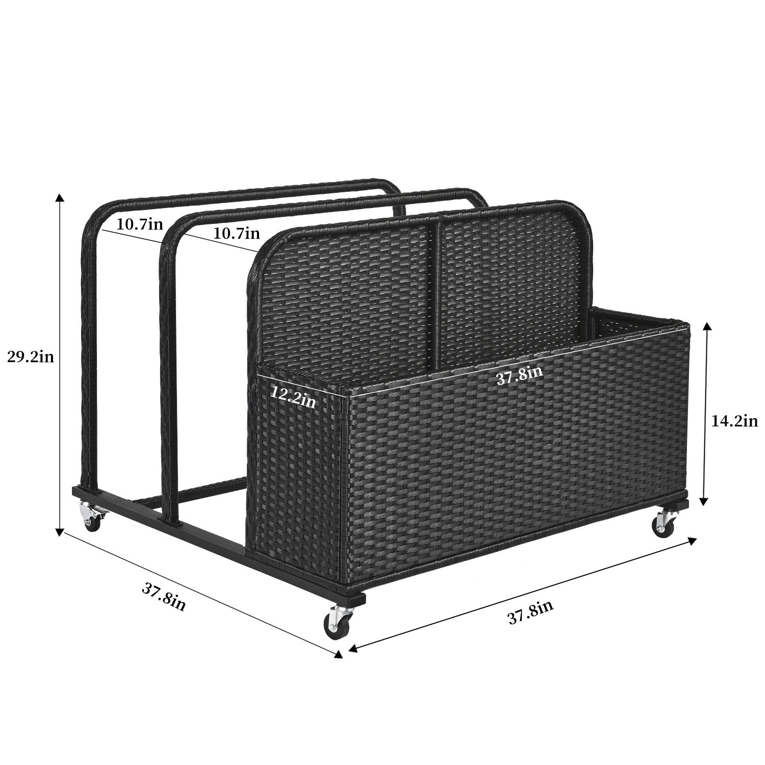 Patio Novagarden Poolside Float Storage Organizer, Pool Toy Storage ...