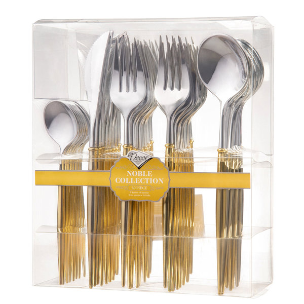 Nicole Fantini Disposable Noble Collection Shiny Top Silver/Gold Bottom ...