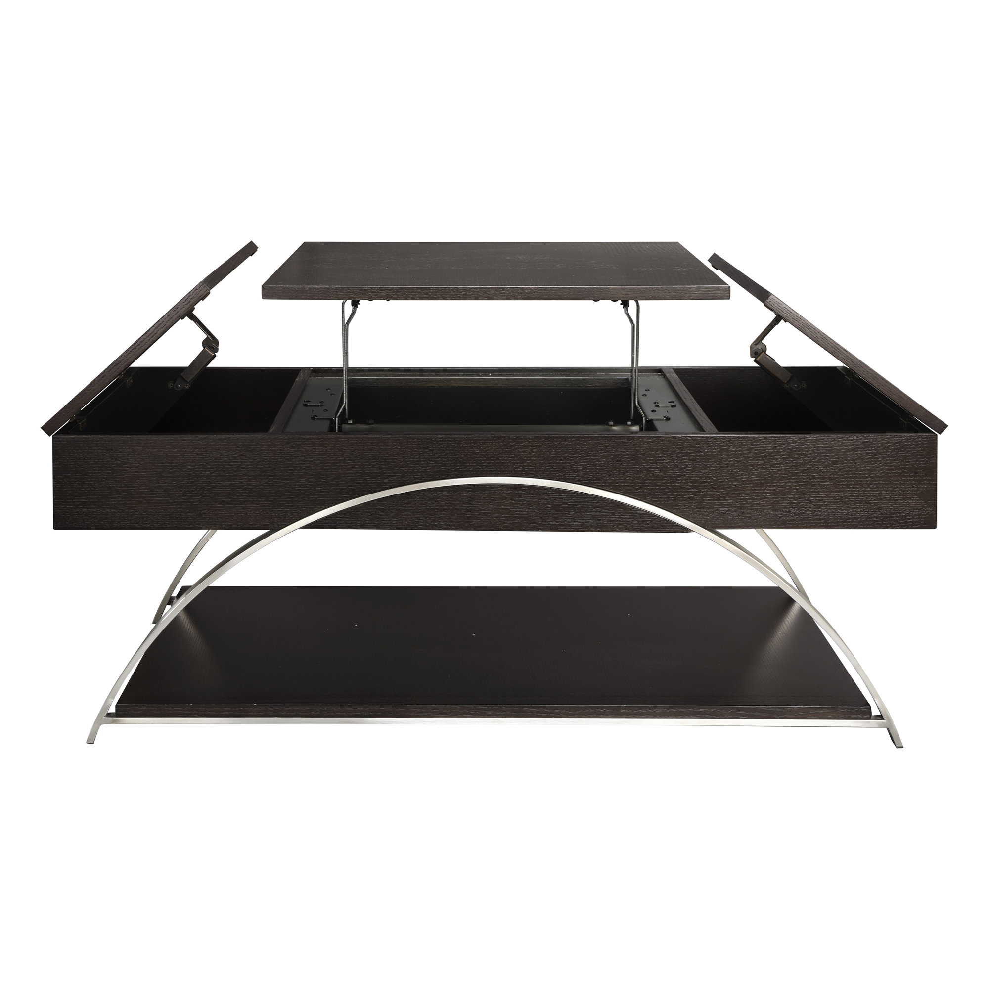 Latitude Run® Modern Lift Top Coffee Table with Display Shelf, Unique ...