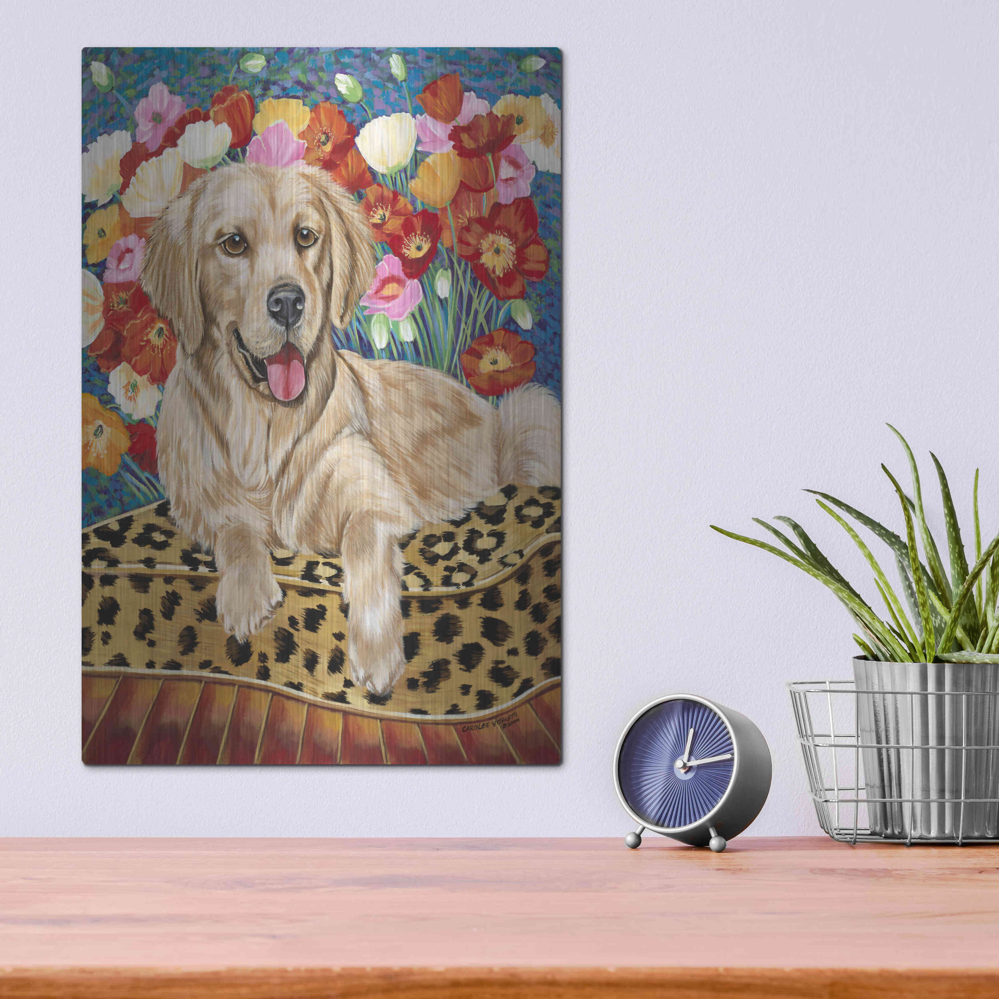 Red Barrel Studio® Golden Boy Retriever by Carolee V - Unframed ...